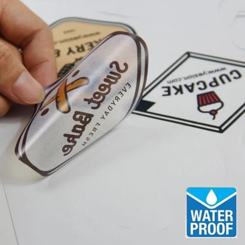 Papel autoadhesivo film pet semi-transparente impermeable A4 x 20h ...