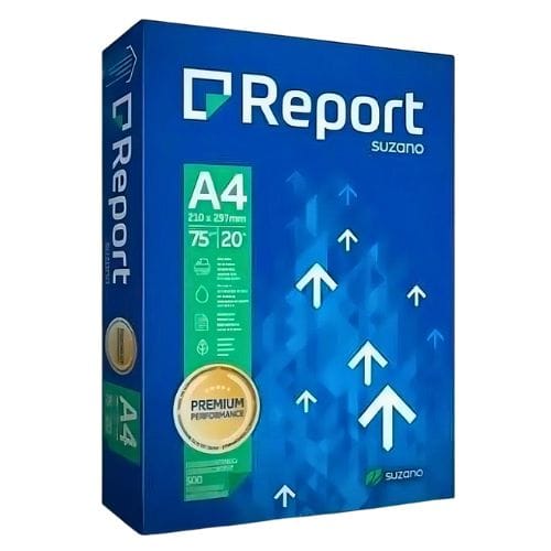 Resma de papel Report A4 75 gramos 500 hojas blanco – Data Print