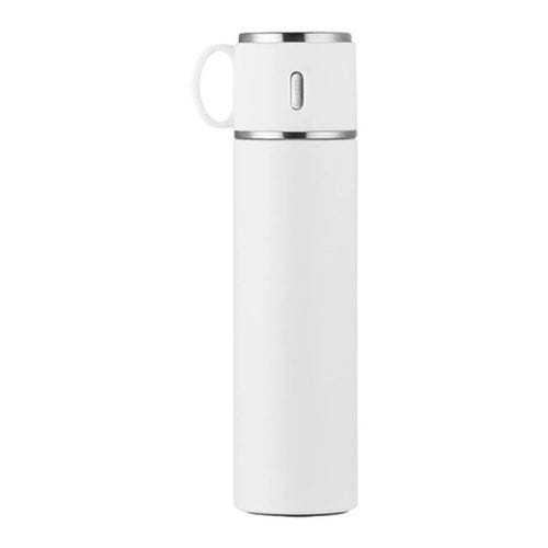 Termo taza sublimable de acero inoxidable color blanco de 500ml – Data ...